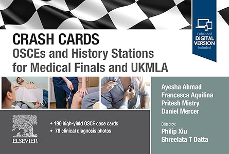 Crash Cards: Clinical Examination, History taking and OSCEs: 1ed ...